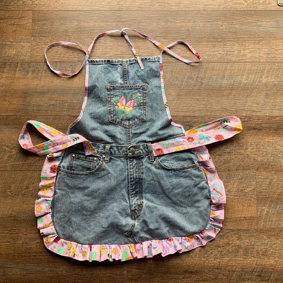 Hand Crafted | Other | Upcycled Denim Apron | Poshmark